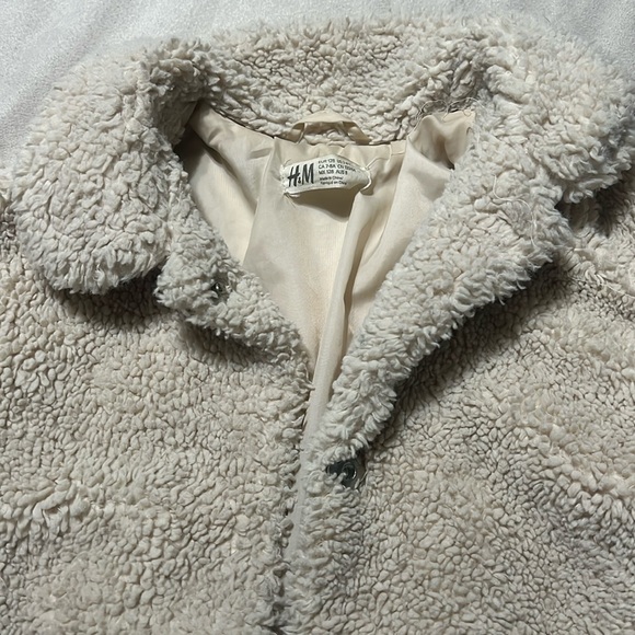 H&M | Jackets & Coats | Fluffy Hm Girl Coat | Poshmark